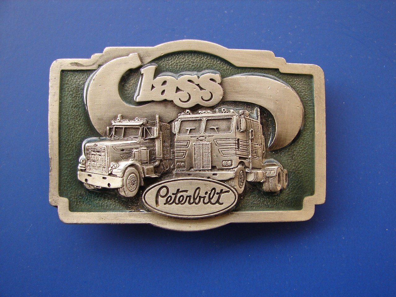 VINTAGE 1978 PETERBILT CLASS TRUCK COMPANY BELT BUCKL… - Gem