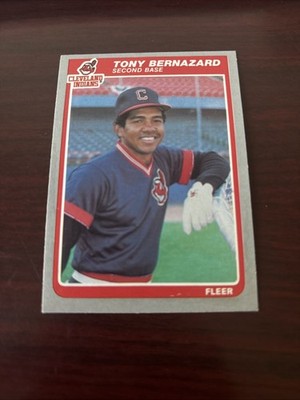 1985 Fleer Tony Bernazard Cleveland Indians #439 | eBay