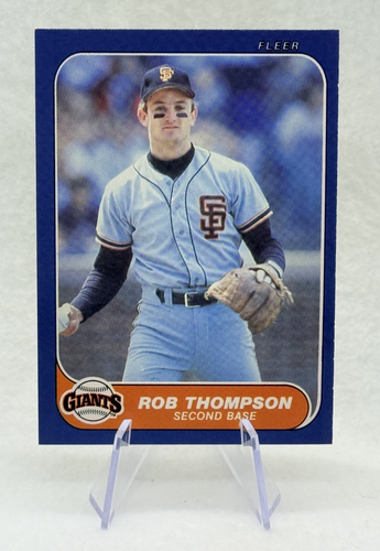 Rob Thompson 1986 Fleer Update #U115 San Francisco Giants | eBay