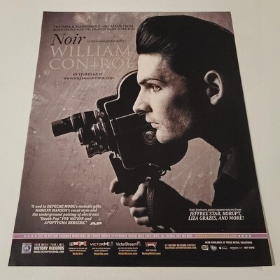 William Control "Noir" Album Ad | eBay