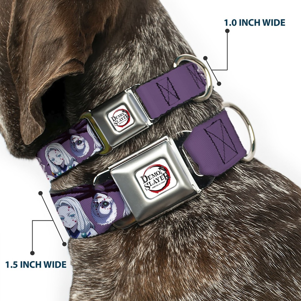 Dog Collar ADSAN-DEMON SLAYER Title Logo Full Color White Demon Slay ...