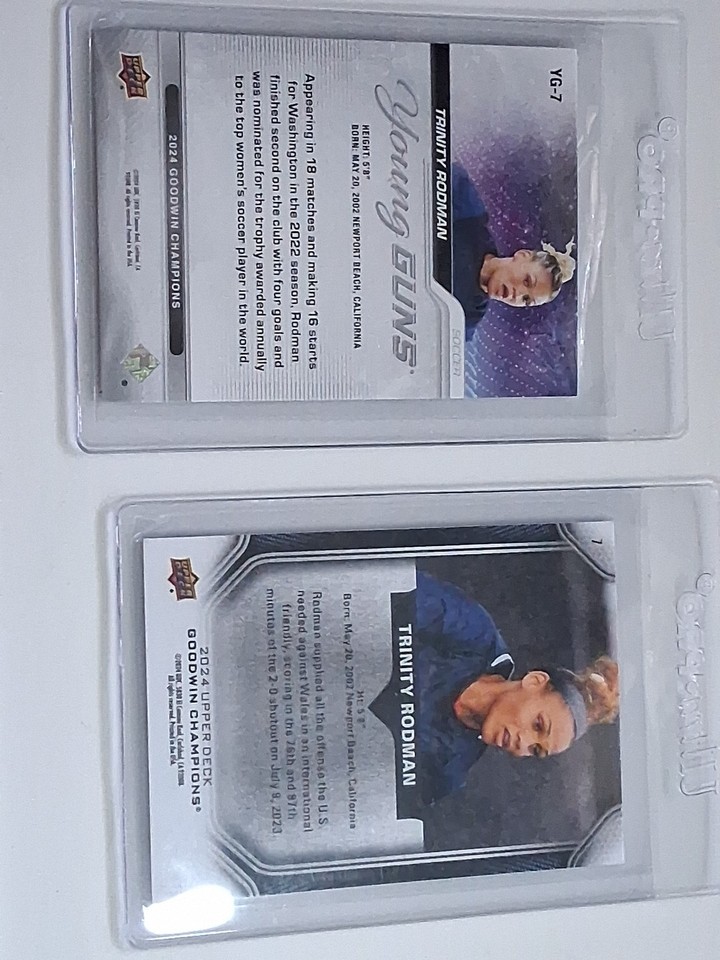 2024 Upper Deck Goodwin Champions Trinity Rodman 2 Card Lot | eBay