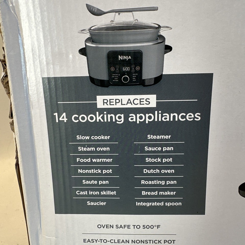 Ninja Foodi PossibleCooker PRO 8.5 Qt Multi-Cooker MC1001 W/ Triple ...