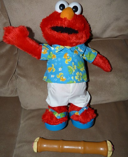 LIMBO ELMO w/ Limbo Stick Mattel Sesame Street Interactive Toy EUC | eBay