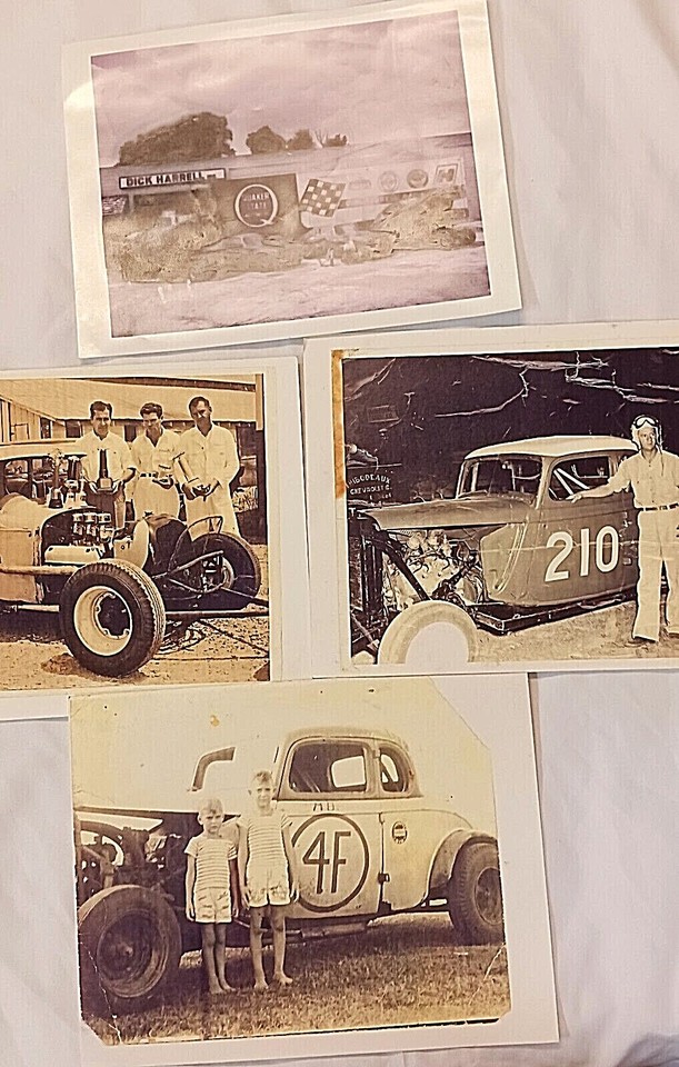 VINTAGE DICK HARRELL AND OTHER VINTAGE DRAG RACING 11 X 9 PHOTOS LOT OF ...