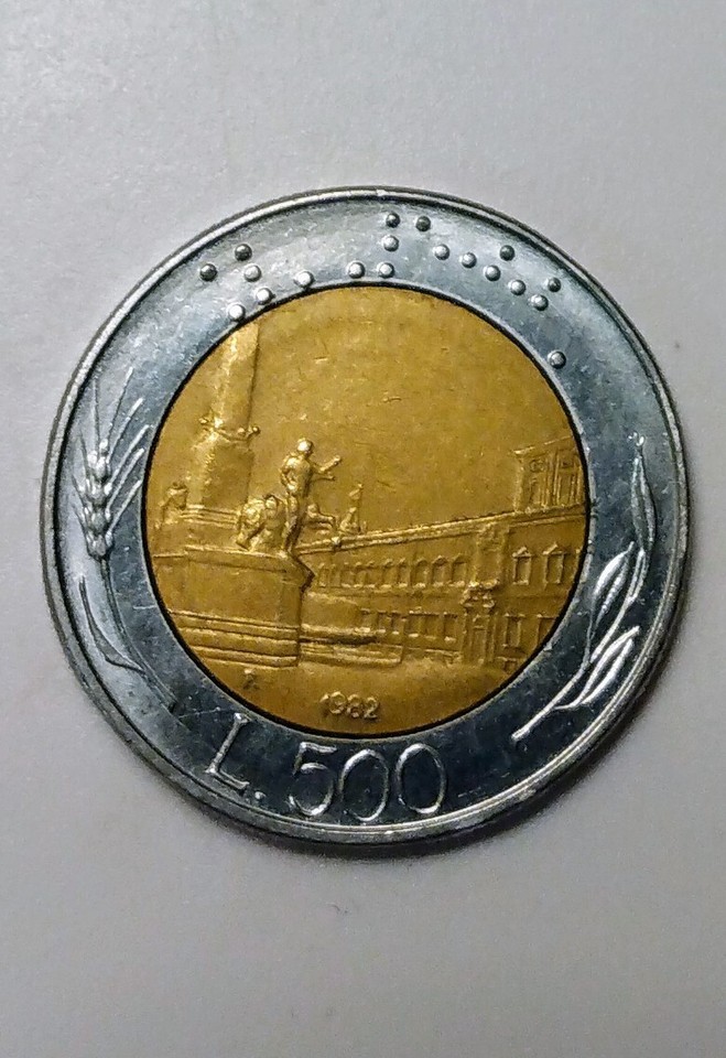 #101-1982 Italian, REPVBBLICA ITALIANA, L.500 coin, Italy, | eBay