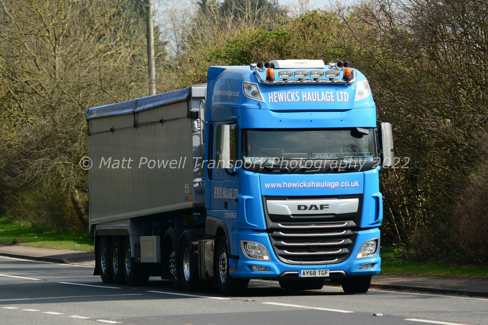 Truck Photo 12x8 - DAF XF - Hewicks Haulage - AY68 TGF | eBay UK