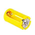 AA to Size D Battery Adapters Converter Cases Plastic Parallel Yellow 8 ...