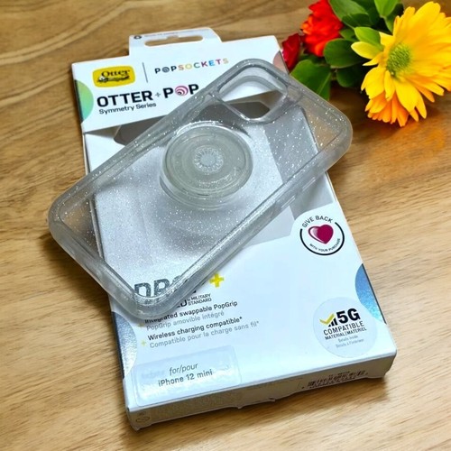 OtterBox OTTER POP Symmetry Series Case for iPhone 12 Mini - Black ( 77 ...