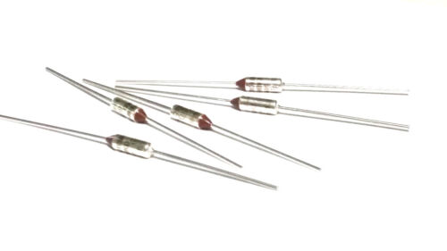 SET OF 5 THERMODISC MICROTEMP G4A01 128C 10A 250V BROWN THERMAL CUTOFF ...