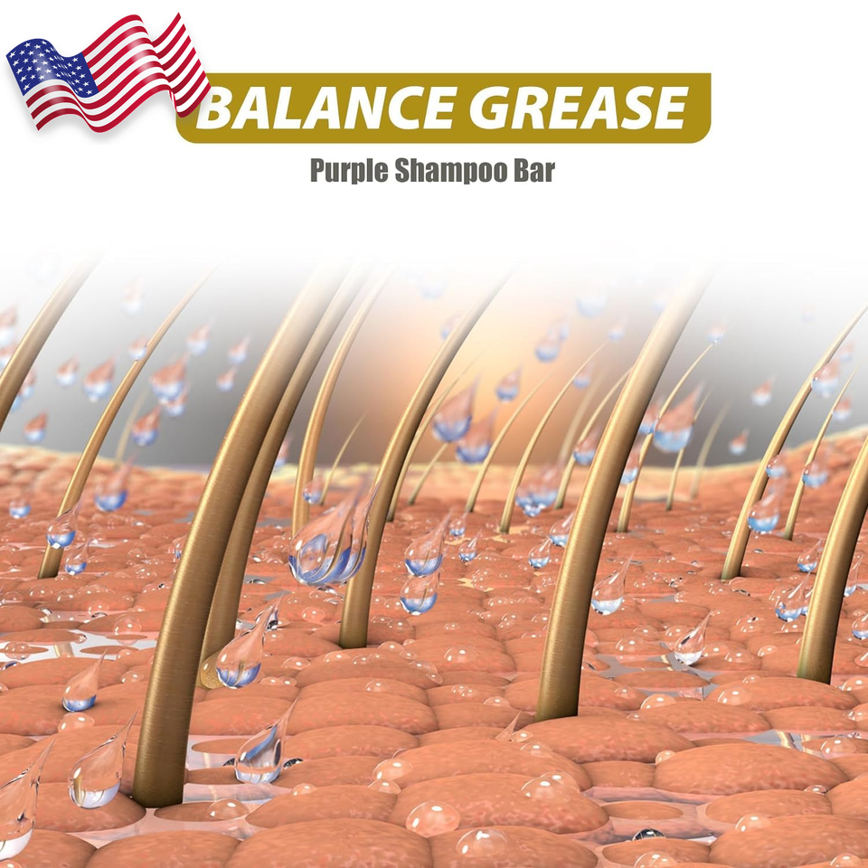 Humby Shampoo Conditioner Bar For Gray Hair All Natural Hair Darkening ...