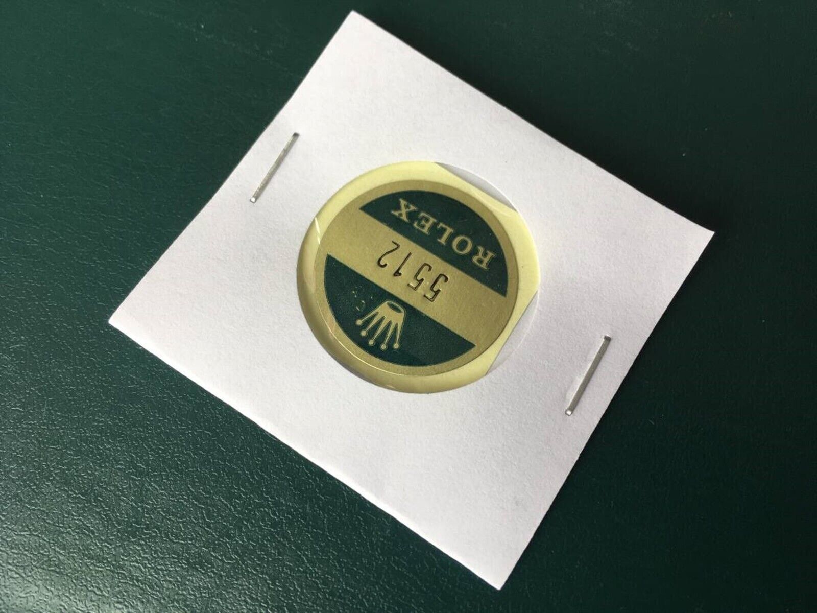 ROLEX Rare Vintage 5512 Submariner Back Case Sticker | eBay