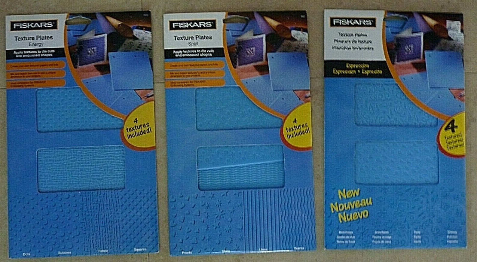 Fiskars ShapeBoss: Ultimate Embossing System+12 Stencils/Textures ...