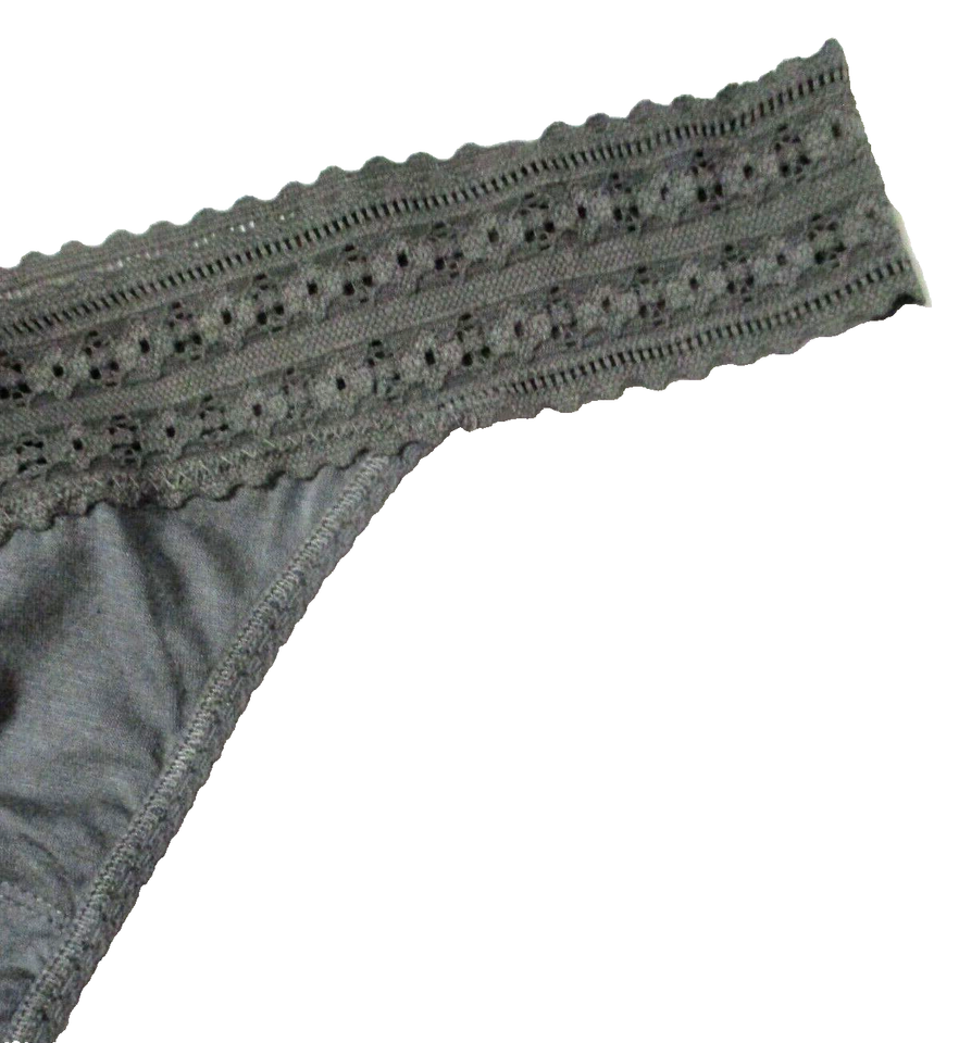HANKY PANKY ONE SIZE OS THONG 631104 ORIGINAL RISE DREAMEASE DARK GRAY ...