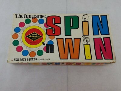 Vintage Spin n Win Marble Game Set Warren Built-rite Games | eBay