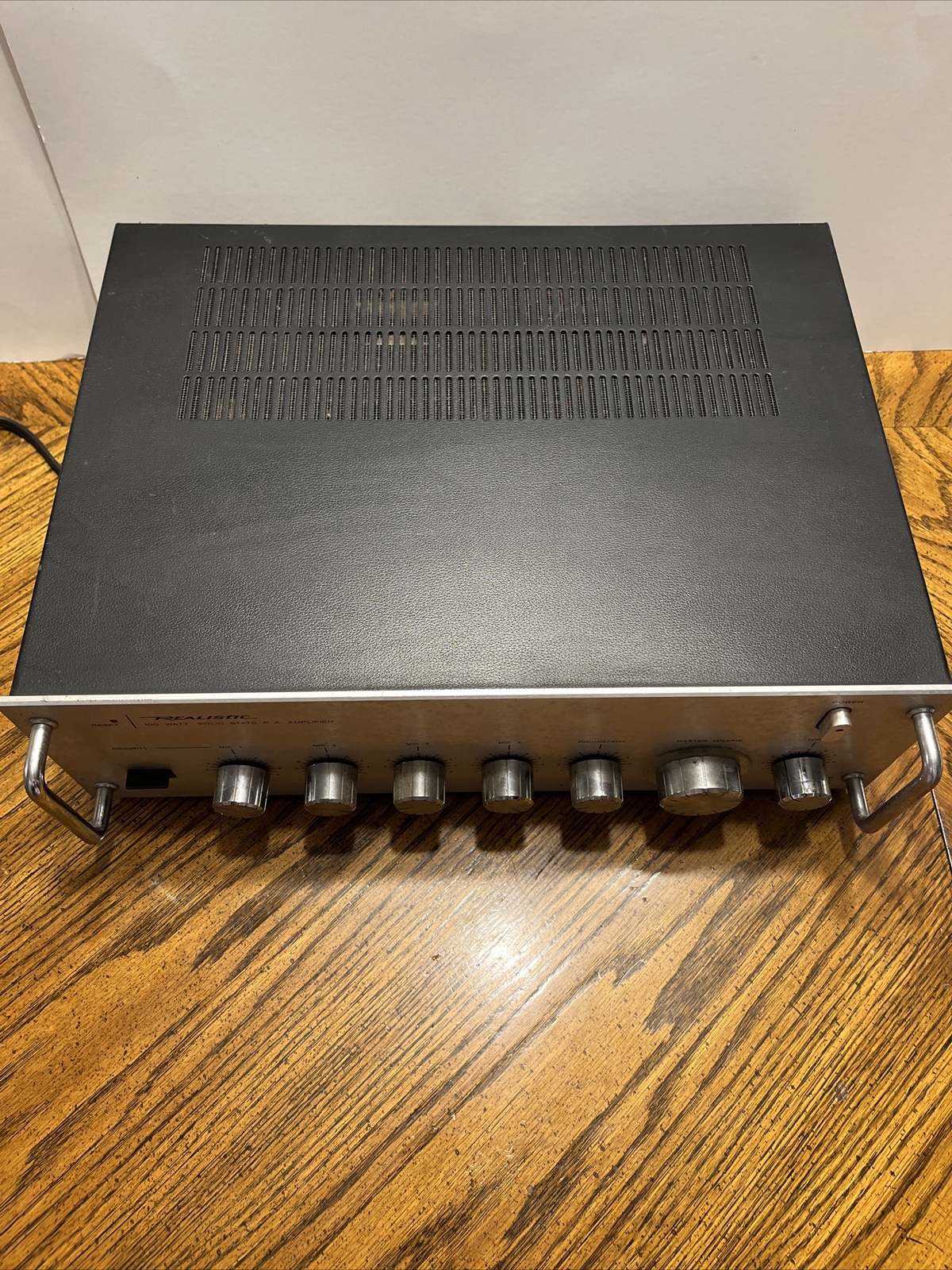 VTG Realistic MPA-100 Solid State P.A. Amplifier 100 Watt Turns On | eBay