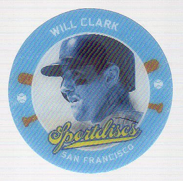 2013 Hometown Heroes Sport Discs #53 Will Clark - NM-MT | eBay