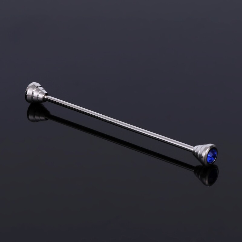 Mens Shirt Collar Pin Necktie Tie Clip Clasp Brooch Bar Barbell Lapel ...