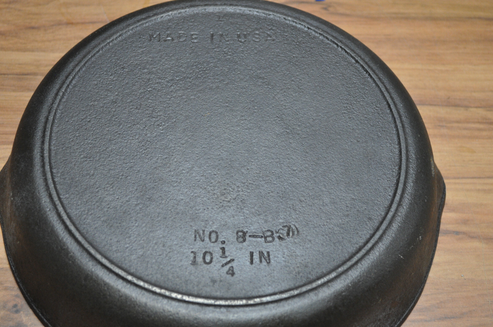 Vintage BSR Cast Iron Skillet No. 8-B #7 10 1/4 Inch Made in USA with ...