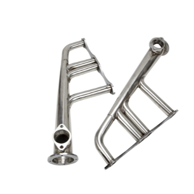 NEW Stainless Lake Style Headers For SBC 265-400 V8 Chevy Hot Rod ...