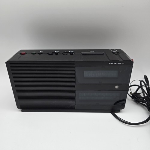Proton 320 Digital AM/FM Dual Alarm Clock Radio Works | eBay