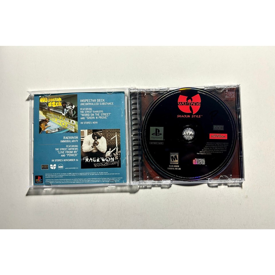 Wu-Tang: Shaolin Style (PS1 PlayStation 1)works Complete CIB🔥 | eBay UK