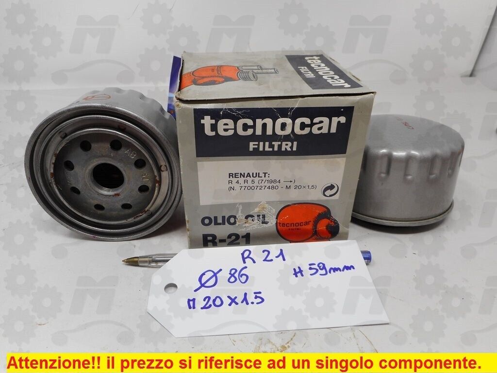 Engine oil filter for: Renault R5 Alpine Turbo 2, Renault R9 R11 R1 ...
