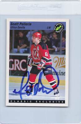 1993 Classic #18 Scott Pellerin Devils Signed Auto *J7384 | eBay