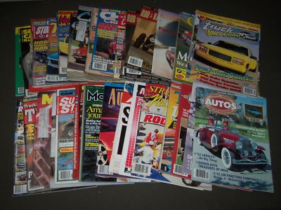 1970S-2000S ASSORTED CAR MAGAZINE LOT OF 50 - GREAT COVERS & PHOTOS ...