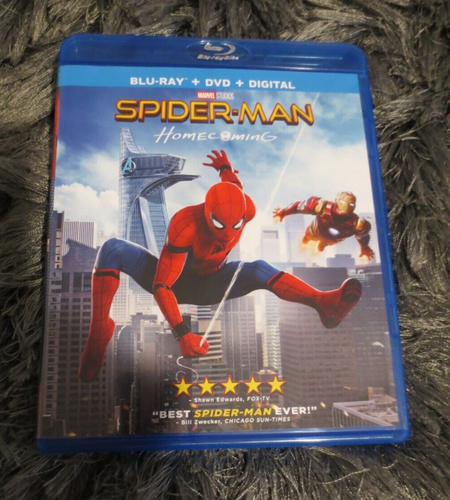 Marvel Studios Spider Man Homecoming Blu Ray & DVD Tom Holland Robert ...