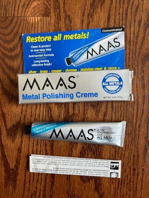 Original 2 Oz Tube MAAS All Metal Polishing Creme Concentrated Polish ...