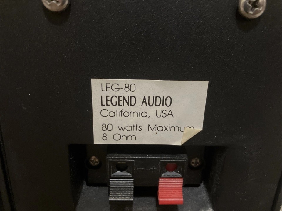 Legend Audio LEG-80 100w 8 Ohms Bookshelf inside outside Speaker Pair ...