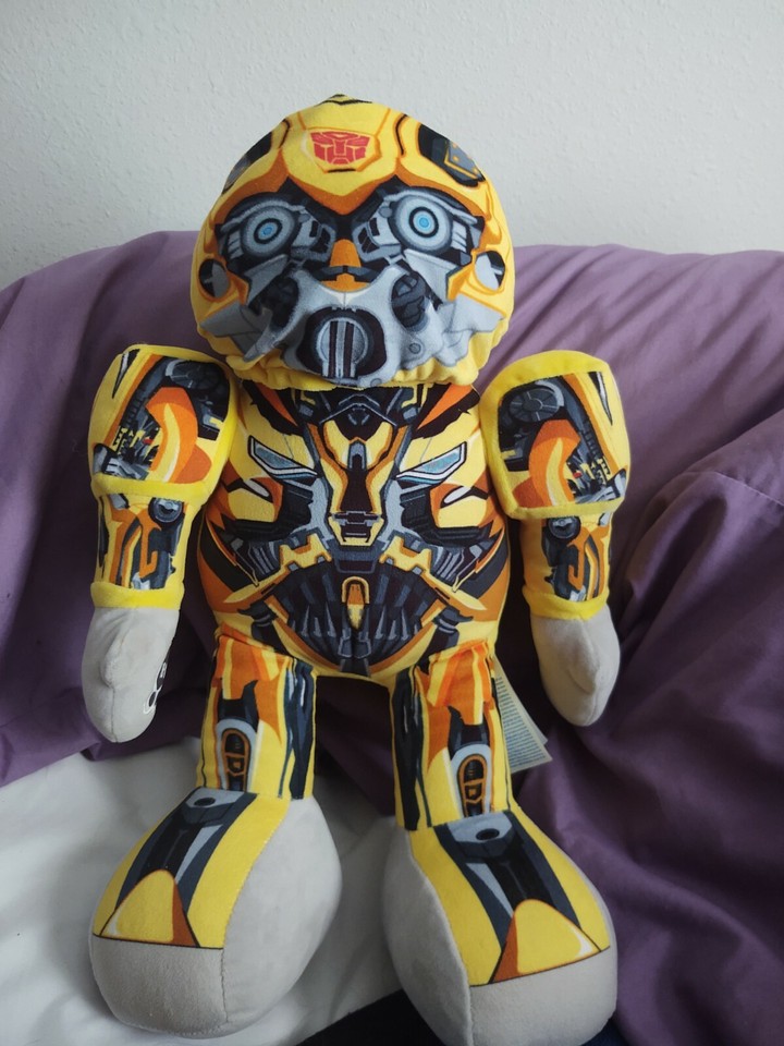 Build-A-Bear Transformers Bumblebee Bear 17” Changes Into Autobot ...