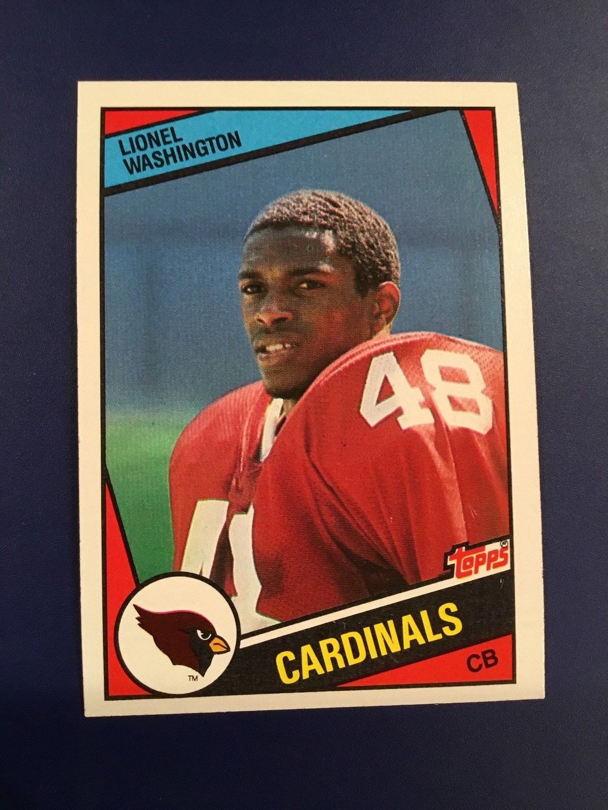 1984 Topps 348 LIONEL WASHINGTON ROOKIE RC St. Louis Cardinals Qty ...