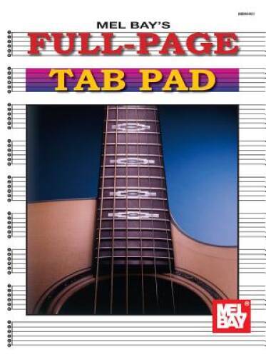 Mel Bay Full-Page Tab Pad - Paperback By Mel Bay Publications - GOOD ...