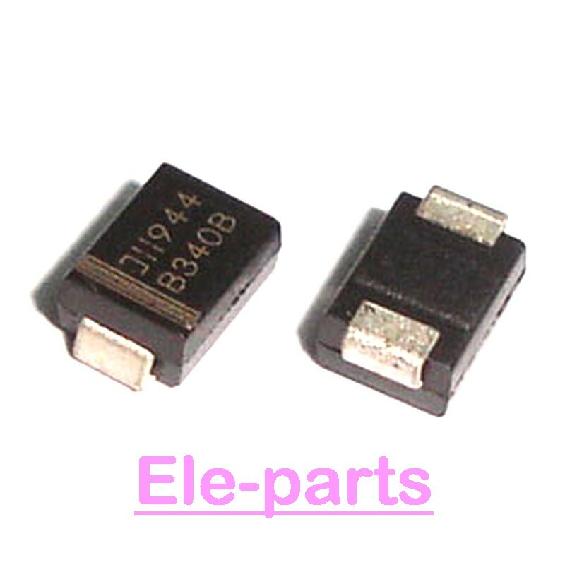 100PCS B340B-13-F DO-214AA SMB B340 3A Surface Mount Schottky Barrier ...