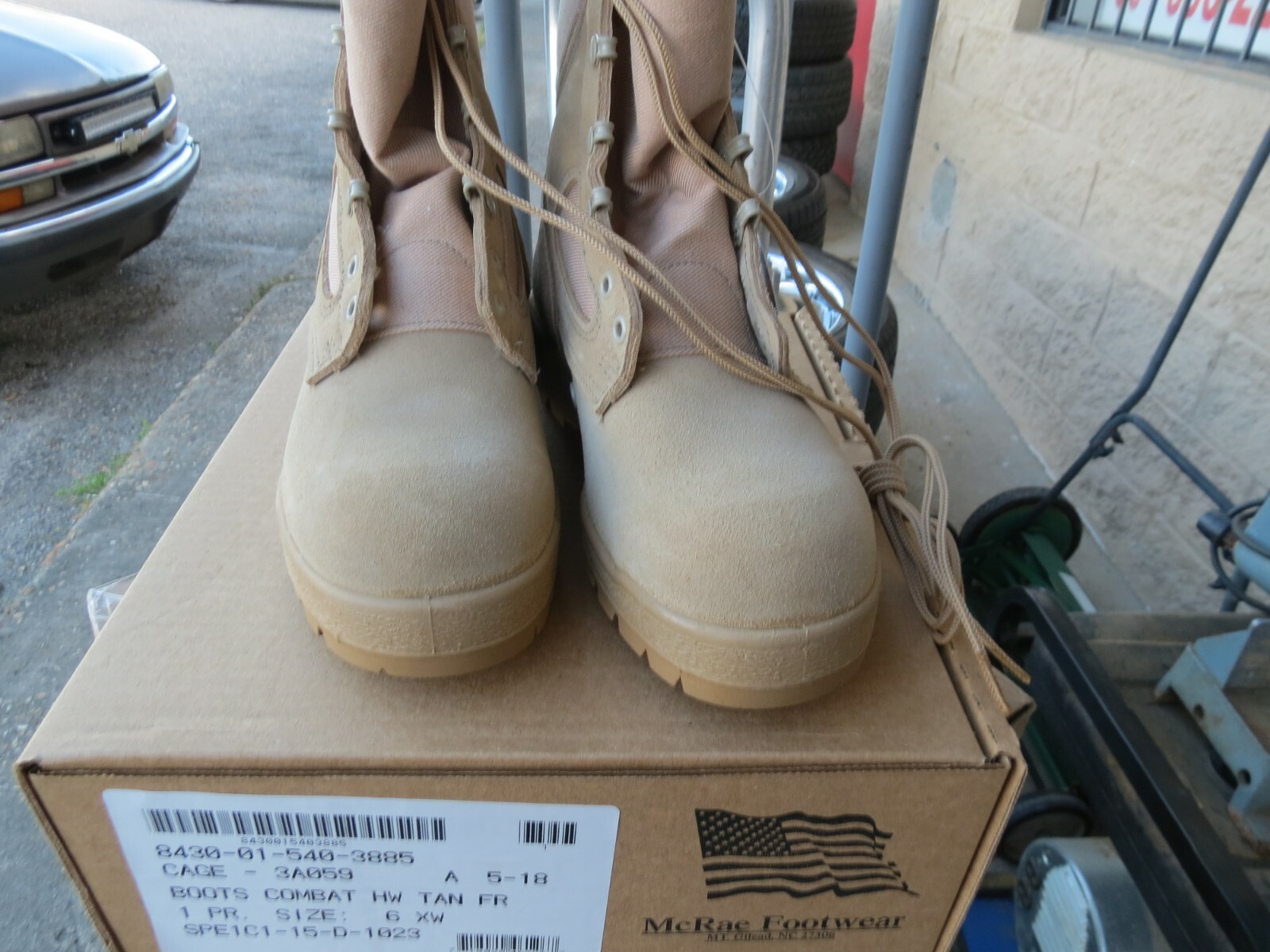 BOOTS, COMBAT HW TAN FR SIZE: 6 XW NSN: 8430-01-540-3885 | eBay