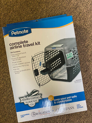 NEW IN BOX! Petmate Complete Airline Travel Kit - Meets All Travel ...