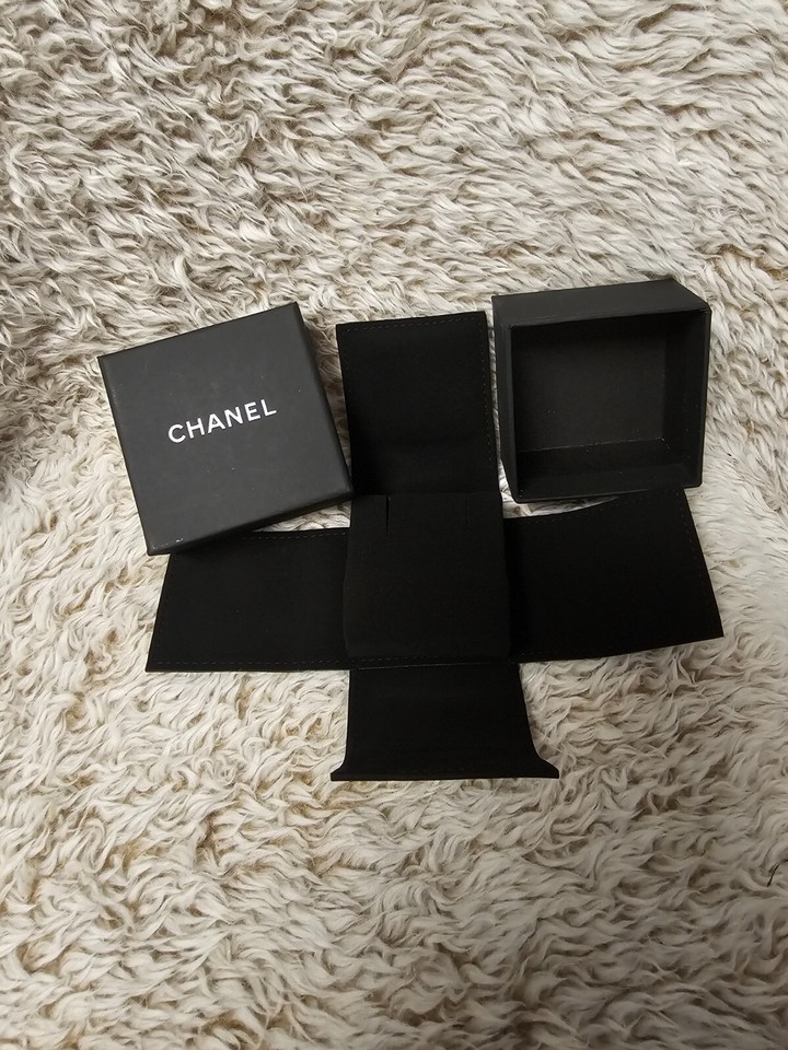 "EMPTY BOX" Chanel Jewelry Box 2.6x2.6''x1.6'' & Gift Box Storage Box ...