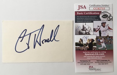 C. Thomas Howell Signed Autographed 3x5 Card JSA Certified | eBay