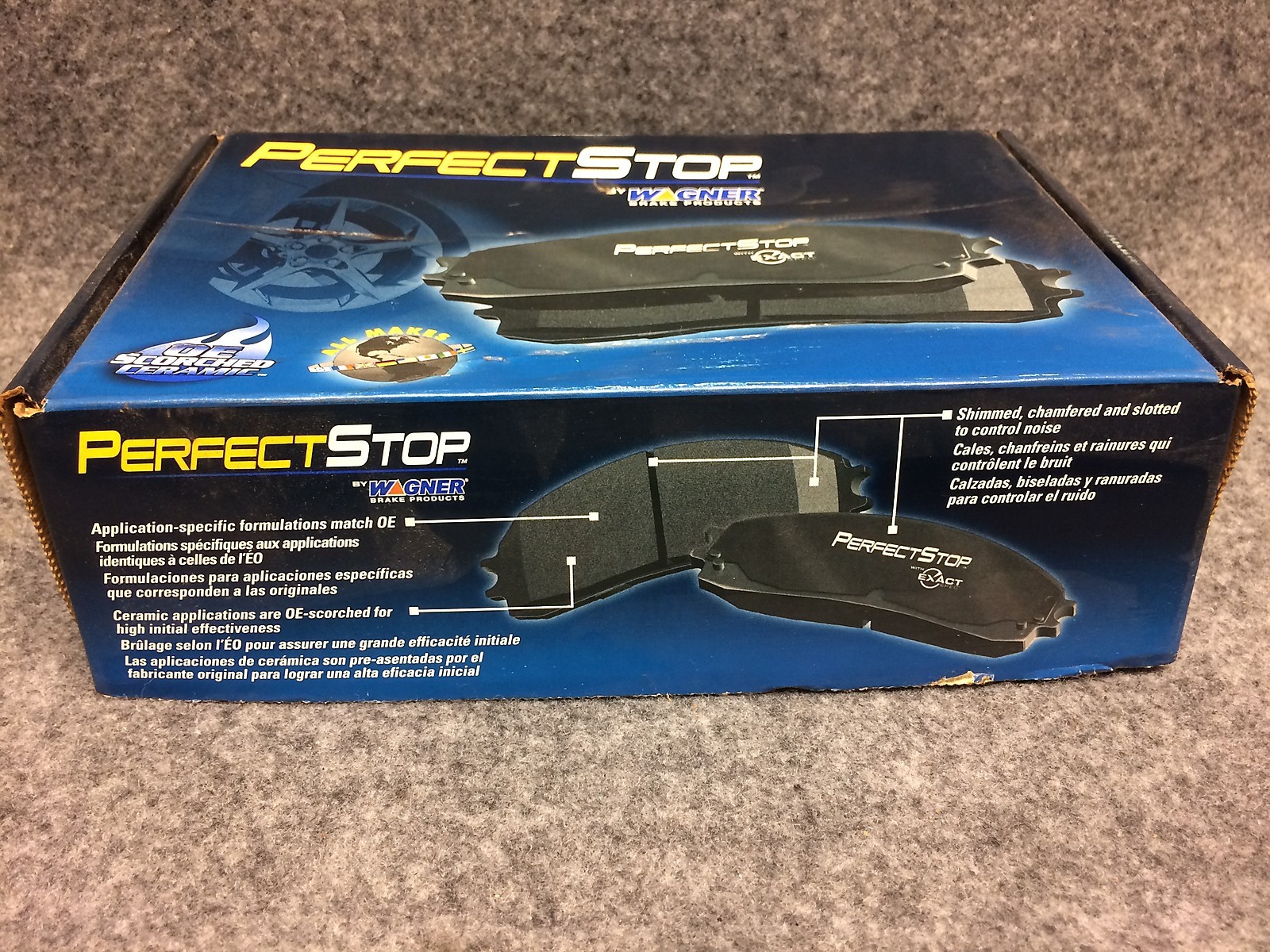 NEW Wagner Perfect Stop OE Scorched Ceramic Brake Pads Set PS881C | eBay