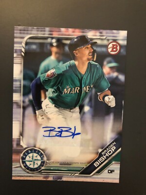 Seattle Mariners BRADEN BISHOP autographed 2019 Bowman - Certified | eBay