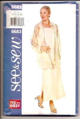Butterick 6683 Plus Shirt Dress Sewing Pattern Size 20 22 24 UNCUT | eBay