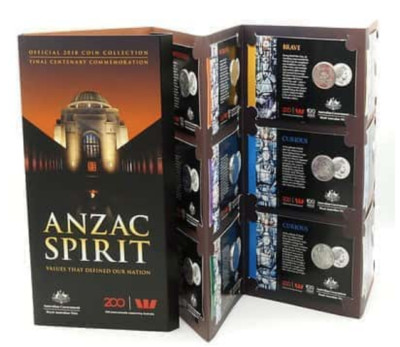 2018: ANZAC Spirit - Values That Define Our Nation -15 Coin Collection ...