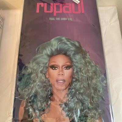 Rupaul Teal The Show Wig - NEW! | eBay