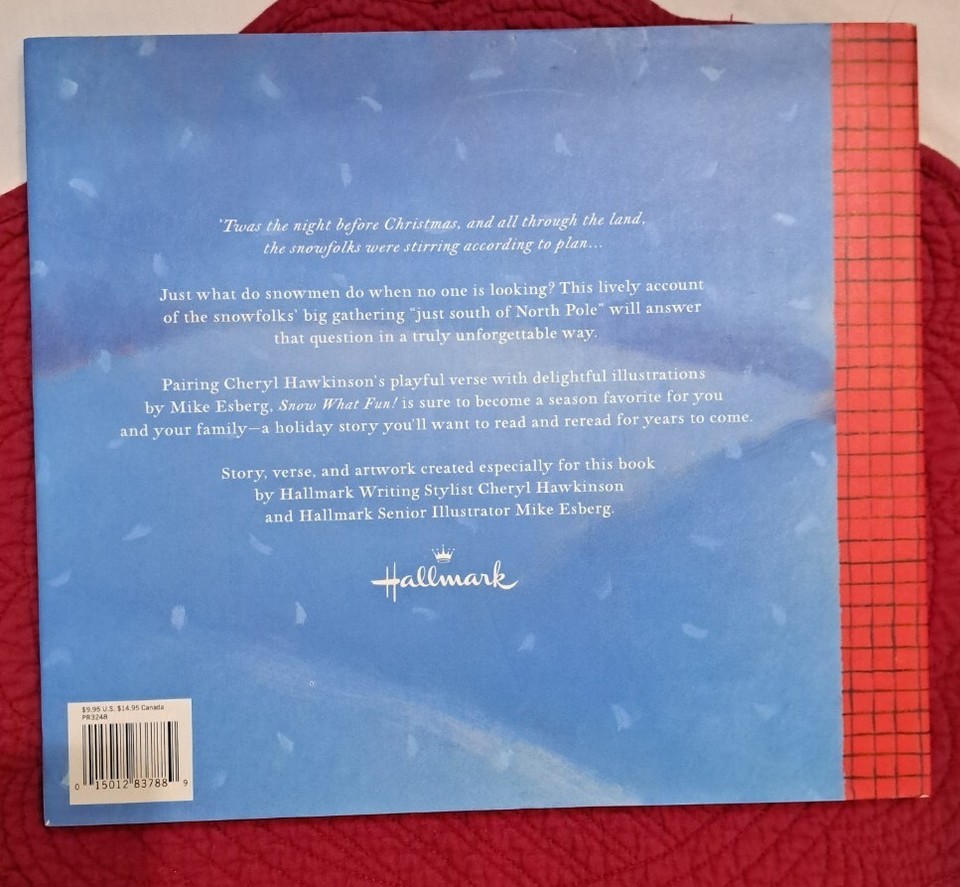Hallmark Holiday Series Snow What Fun by Cheryl Hawkinson Hardcover ...