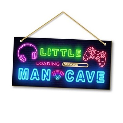 Rutiyoka Little Man Cave, Boys Gaming Room Decor Wooden Door boy cave ...