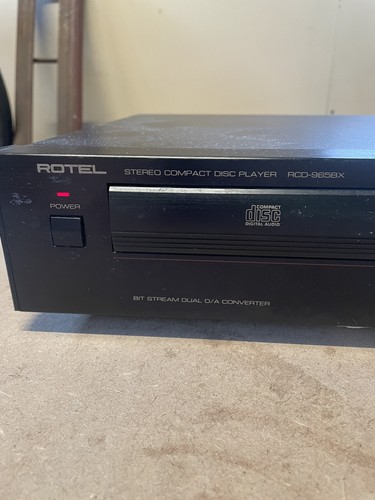 Rotel Cd Player Model RCD-9658X Tested Works See Video | eBay
