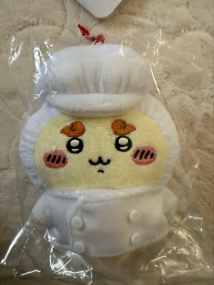 Chikawa Chef Mascot Badge Set Kitchen Plush Toy & Pin Collectible Used ...