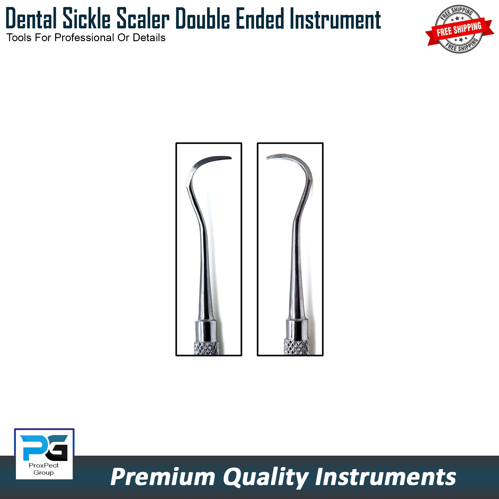 Sickle Scaler H6/H7 Dentist Pick Tool Pro Dental Dentist Hand ...